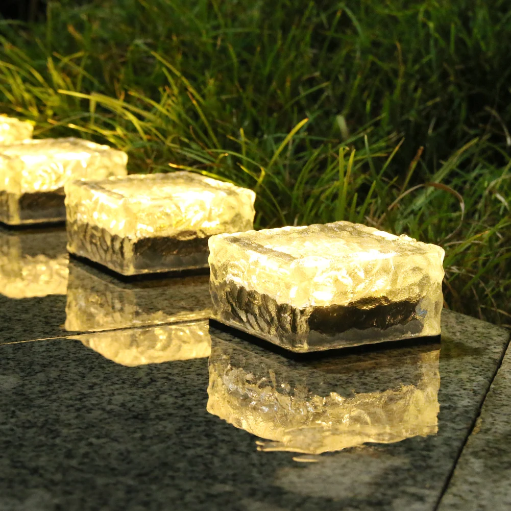 Solar-Brick-Lights-Landscape-Path-Light-Garden-Decor-Yard-Paver-Road ...