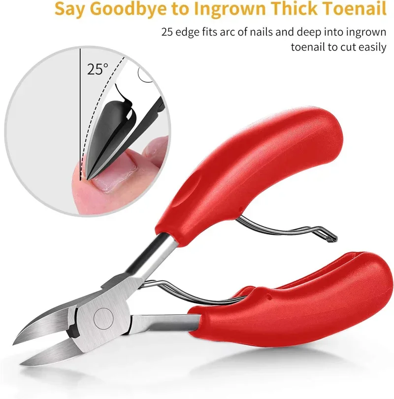 Nail Clippers Ingrown Toenail Podiatry Correction Nippers Cuticle ...