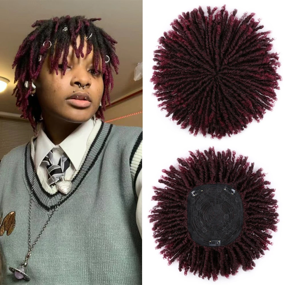 Belle Show Dreadlock Hair Topper Wig with Clip in Braided Half Wigs ...