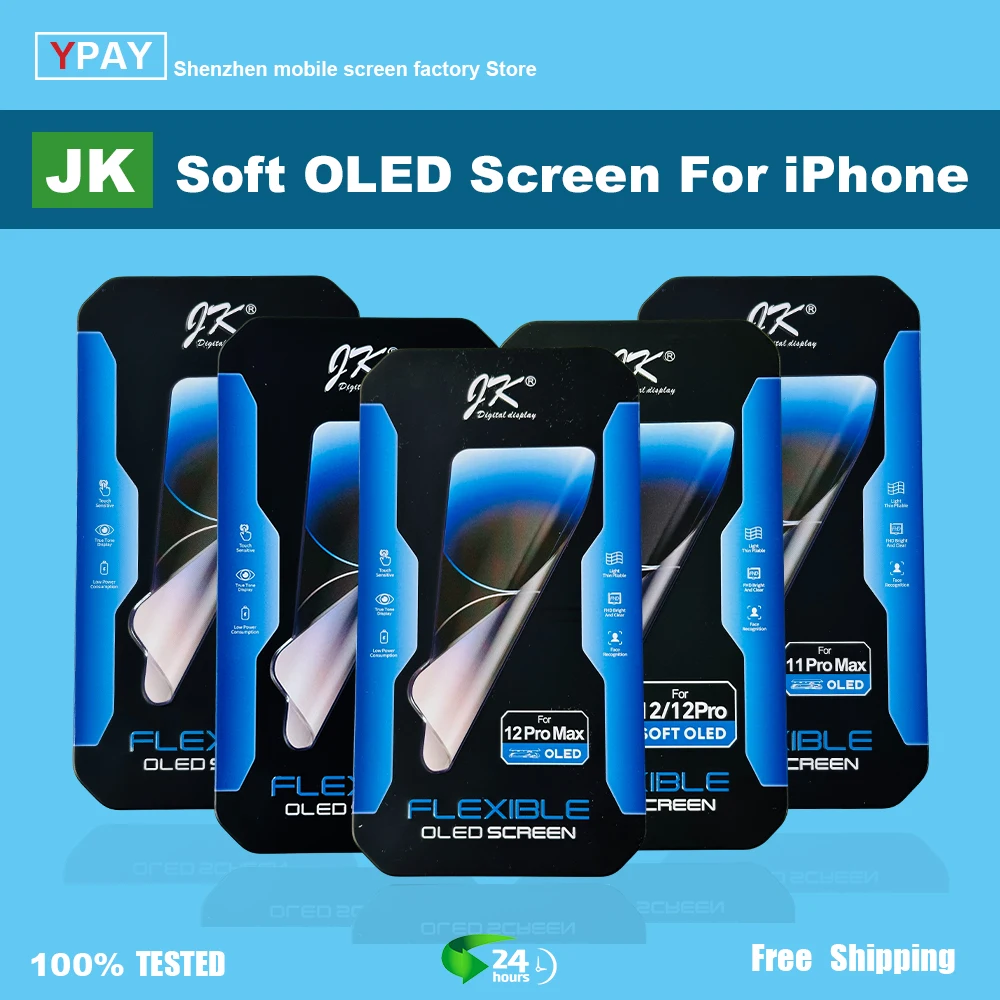 Soft-JK-OLED-Screen-For-iPhone-XsMax-11ProMax-12-13-LCD-Display-Touch ...