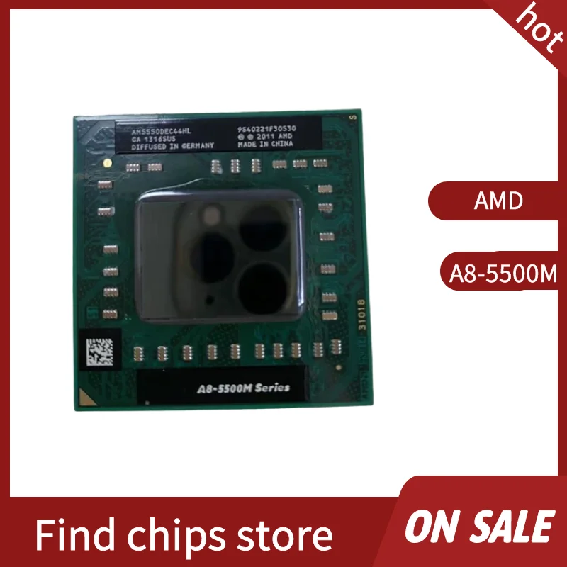 Laptop CPU A8 5500M A8-5500m Socket FS1 CPU 4M Cache/2.1GHz/Quad-Core ...