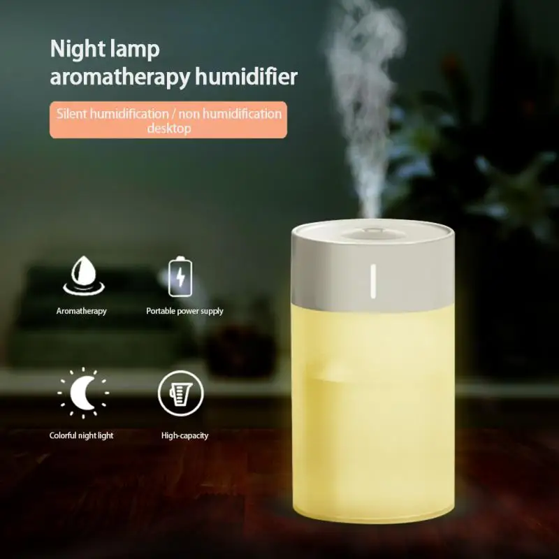 260ML-USB-Ultrasonic-Air-Humidifier-LED-Lamp-Mini-Essential-Oil ...