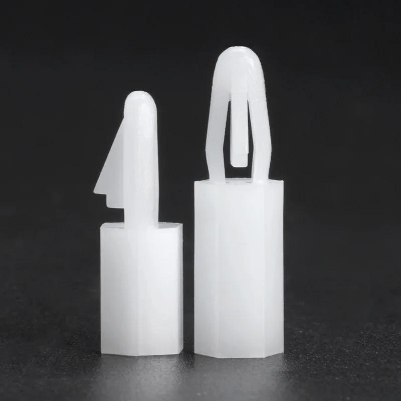 50Pcs-M3M4-PCB-Board-Spacer-Button-Hex-Push-in-Nylon-Post-for-Locking ...