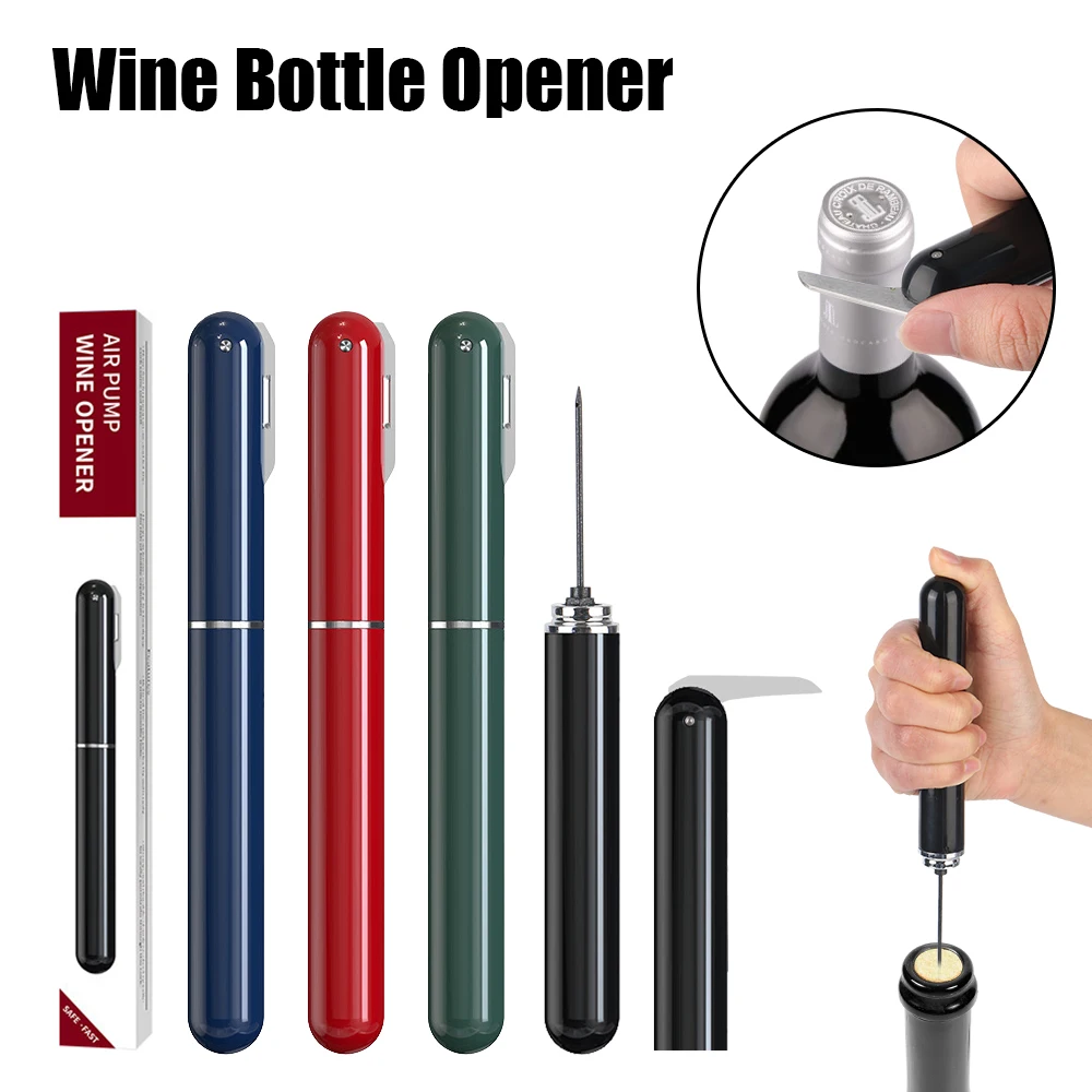 Bar-Accessories-Wine-Corkscrew-Portable-Air-Pump-Wine-Bottle-Opener ...