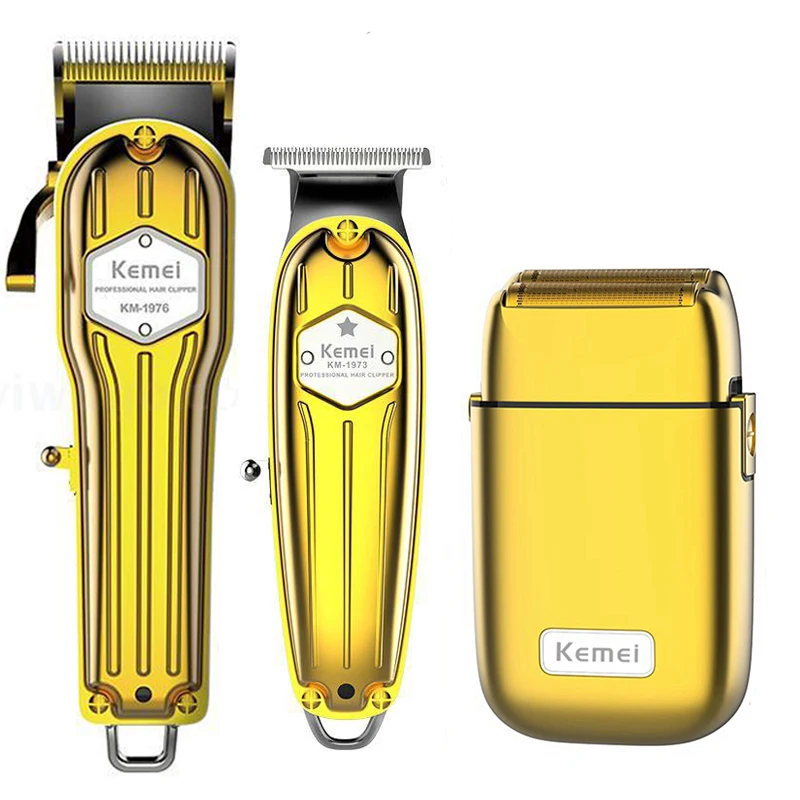 Kemei-1973-1976-TX1-All-Metal-Hair-Trimmer-Professional-Barber-Electric ...