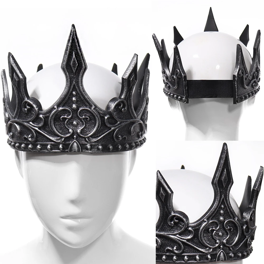 Halloween-King-Crown-Cosplay-Foam-Headwear-Medieval-Pattern-Vintage ...