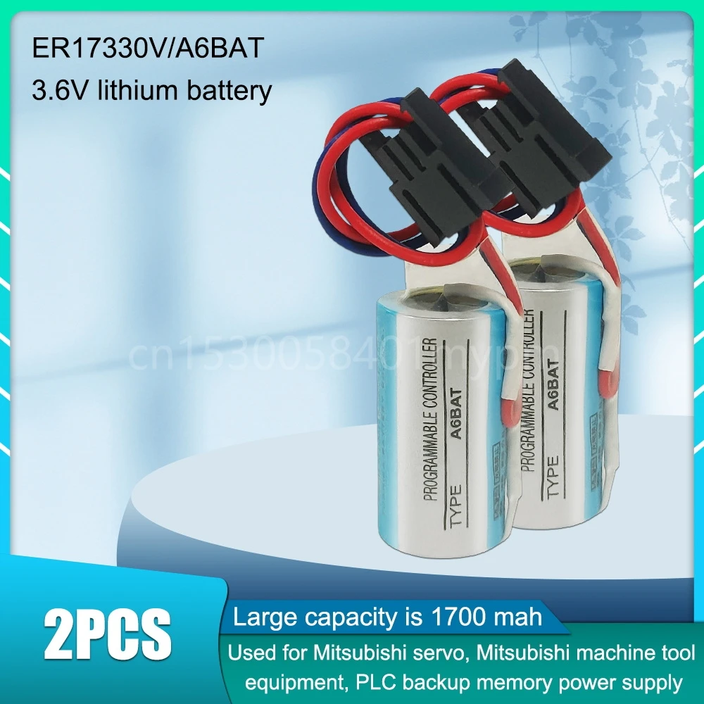 2PCS-100-Original-A6BAT-ER17330V-17330-Lithium-Batteries-3-6V-1700mah ...