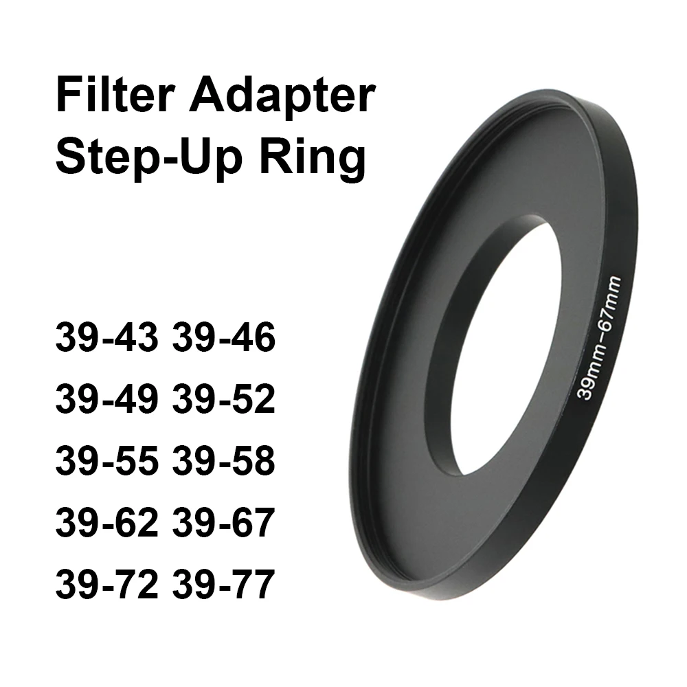 Camera-lens-Filter-Adapter-Ring-Step-Up-Ring-Metal-39mm-40-5-42-43-46 ...