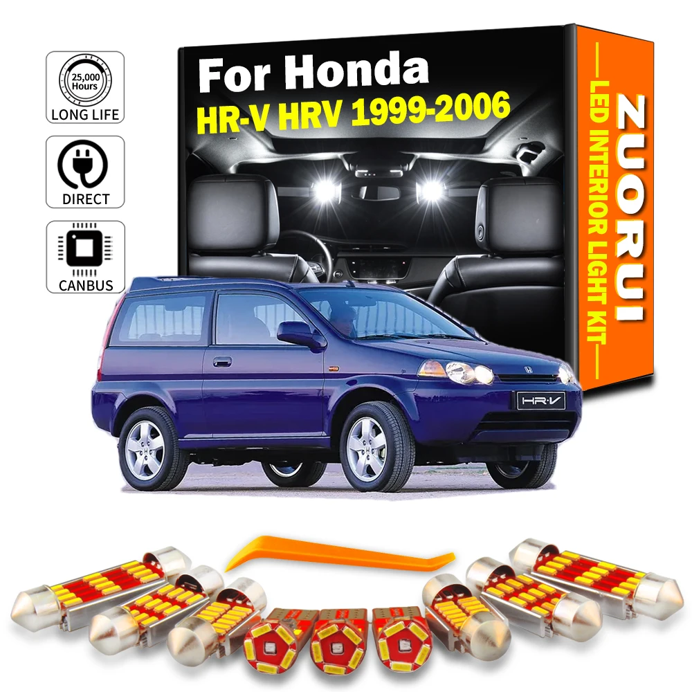 ZUORUI 10Pcs Canbus LED Interior Dome Map Light Kit For Honda HR-V HRV ...