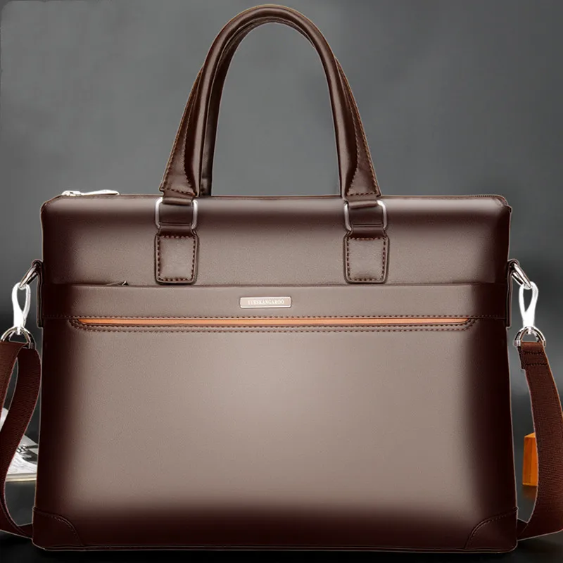 Vintage-Men-Zipper-Briefcases-Bag-Luxury-PU-Leather-Handbag-Man-Tote ...