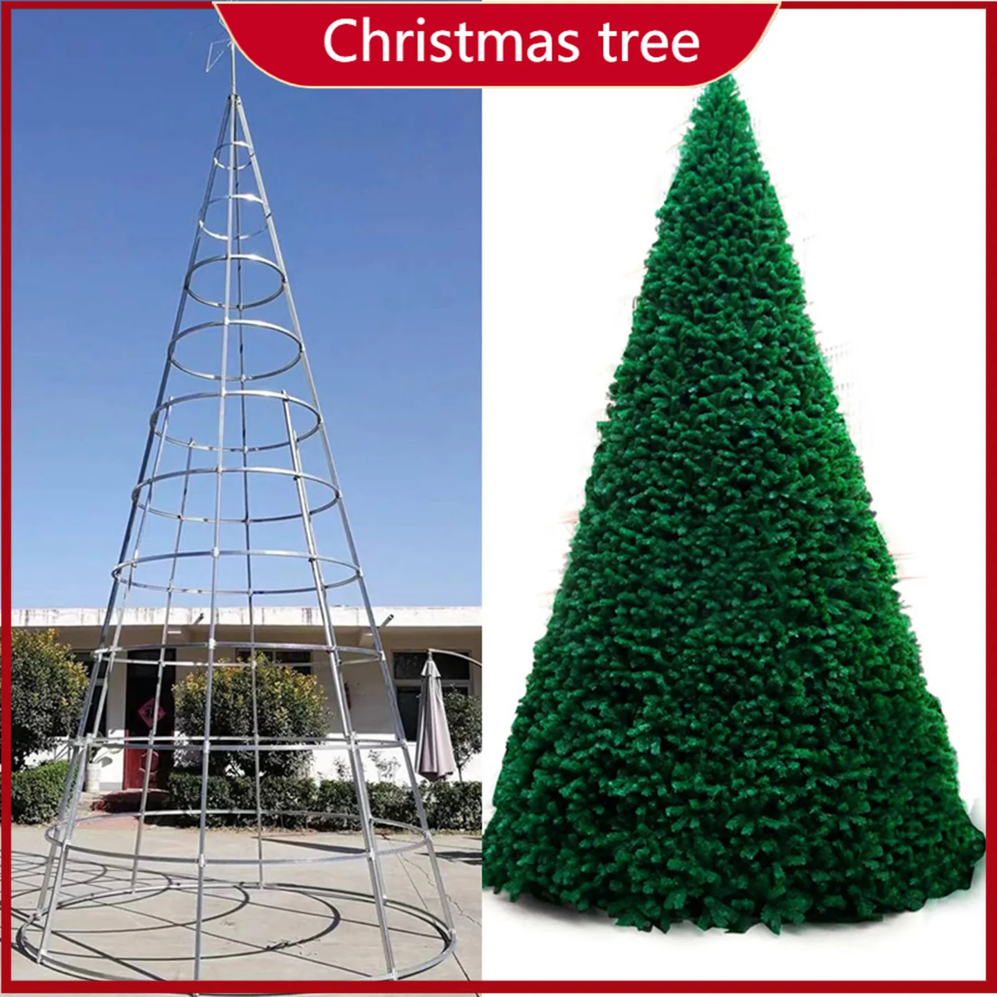 Scaffolding Christmas Tree: My Real Experience Setting Up a 10-Meter ...
