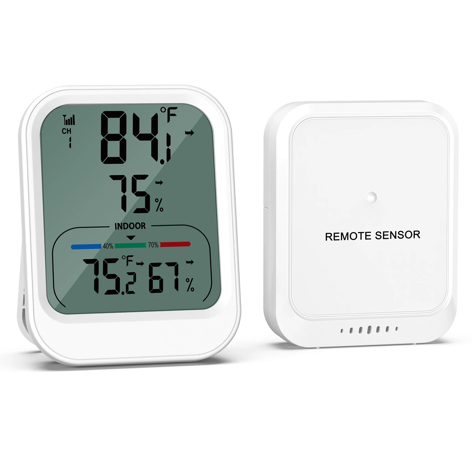 ORIA Digital Thermometer Wireless Outdoor Thermometer Hygrometer Indoor ...