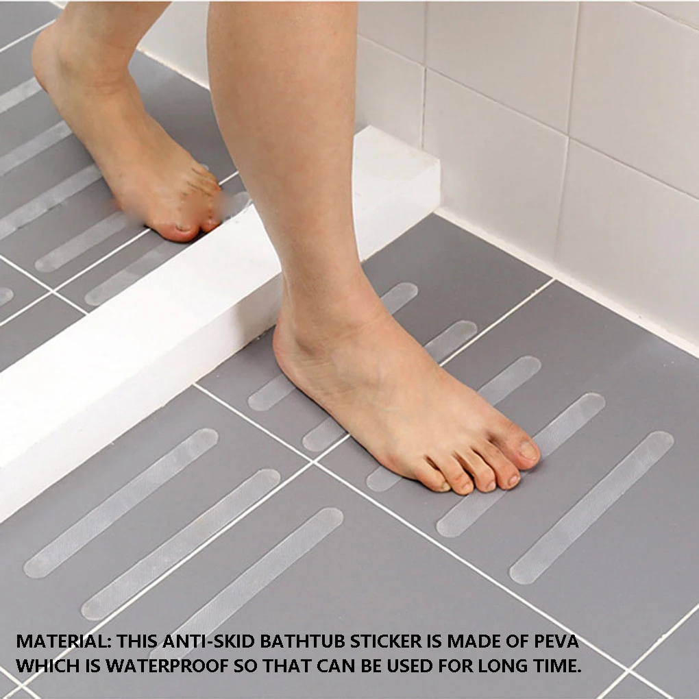 12PCS-Bathtub-Stickers-Anti-Slip-Showering-Tape-Self-Adhesive-Safety ...