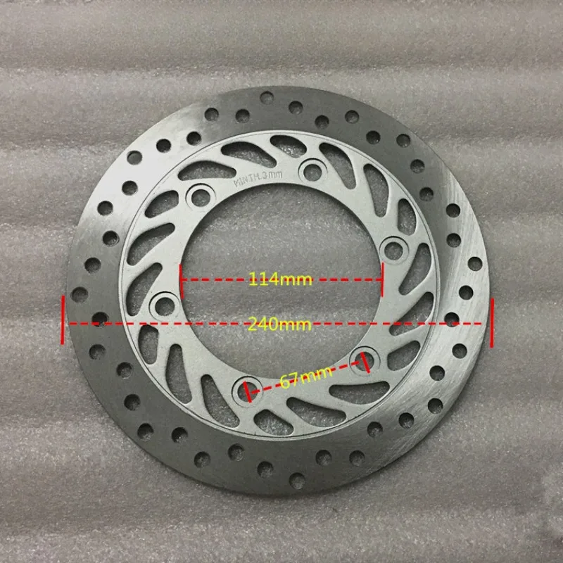 240 Mm Dia. High Quality Front Brake Disc Motorcycle Front /Rear Brake ...