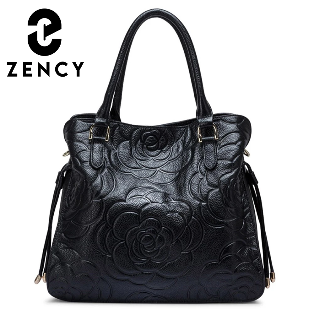Zency 100% Natural Leather New Sale Fashion Women Shoulder Bag Lady Handbag Super Quality ...