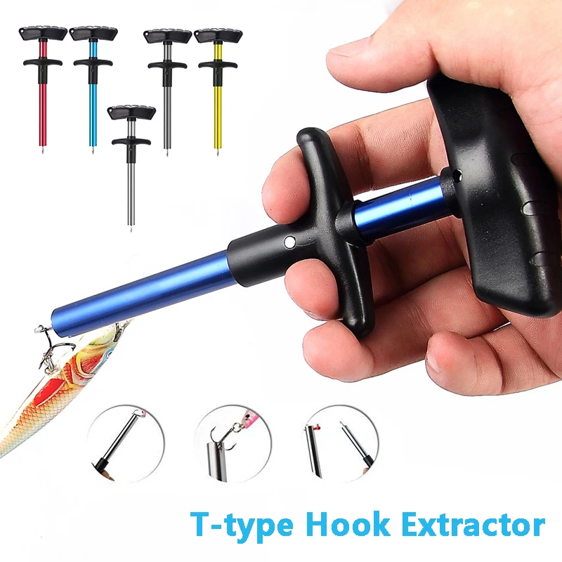 Aluminum-Alloy-Portable-T-Shaped-Fish-Hook-Remover-Hooks-Detacher ...