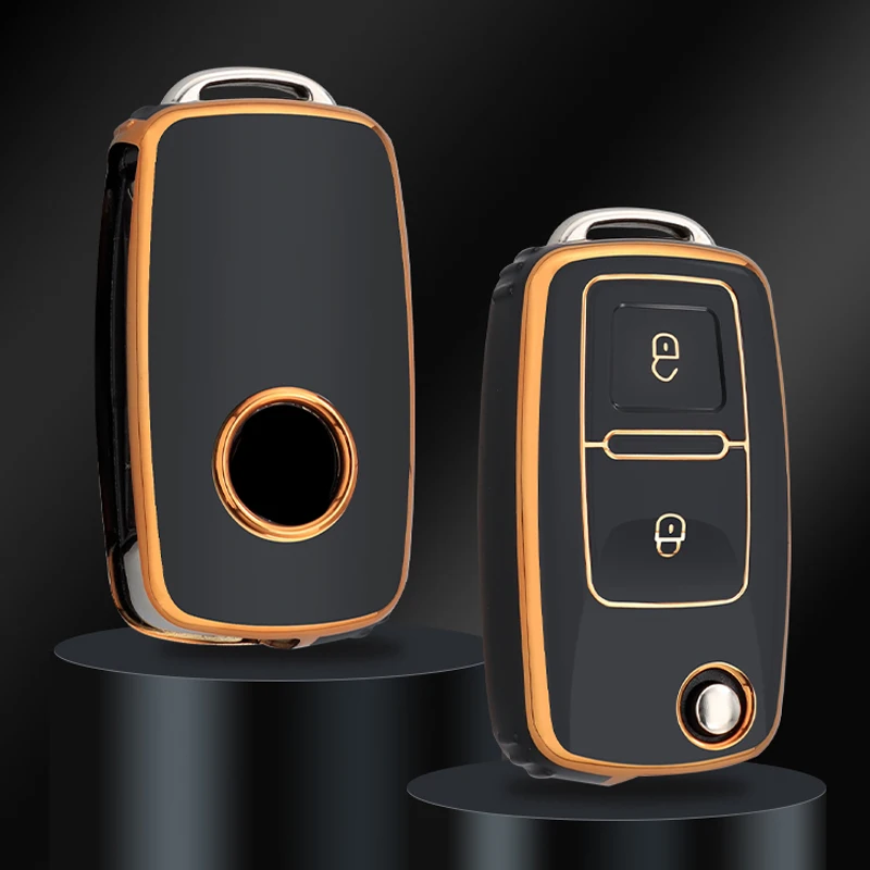 2-3-Buttons-TPU-Car-Key-Case-Cover-For-VW-Volkswagen-Polo-Golf-Passat ...