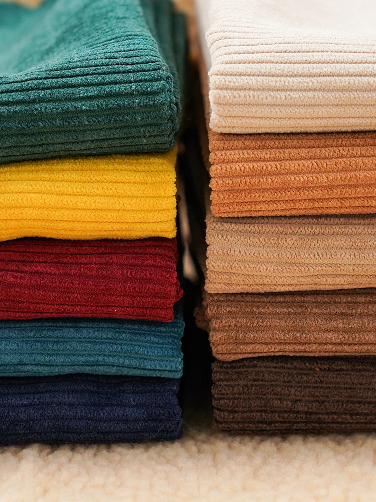 Corduroy Fabric Solid Color Shirt Children's Cotton Jacket Sweater Sofa ...