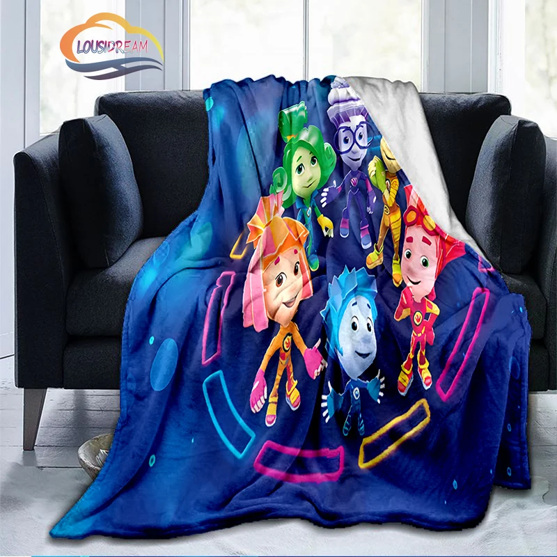 Baby Blanket | Fixies - Children's Cartoon Pattern Blanket Cute Фиксики ...