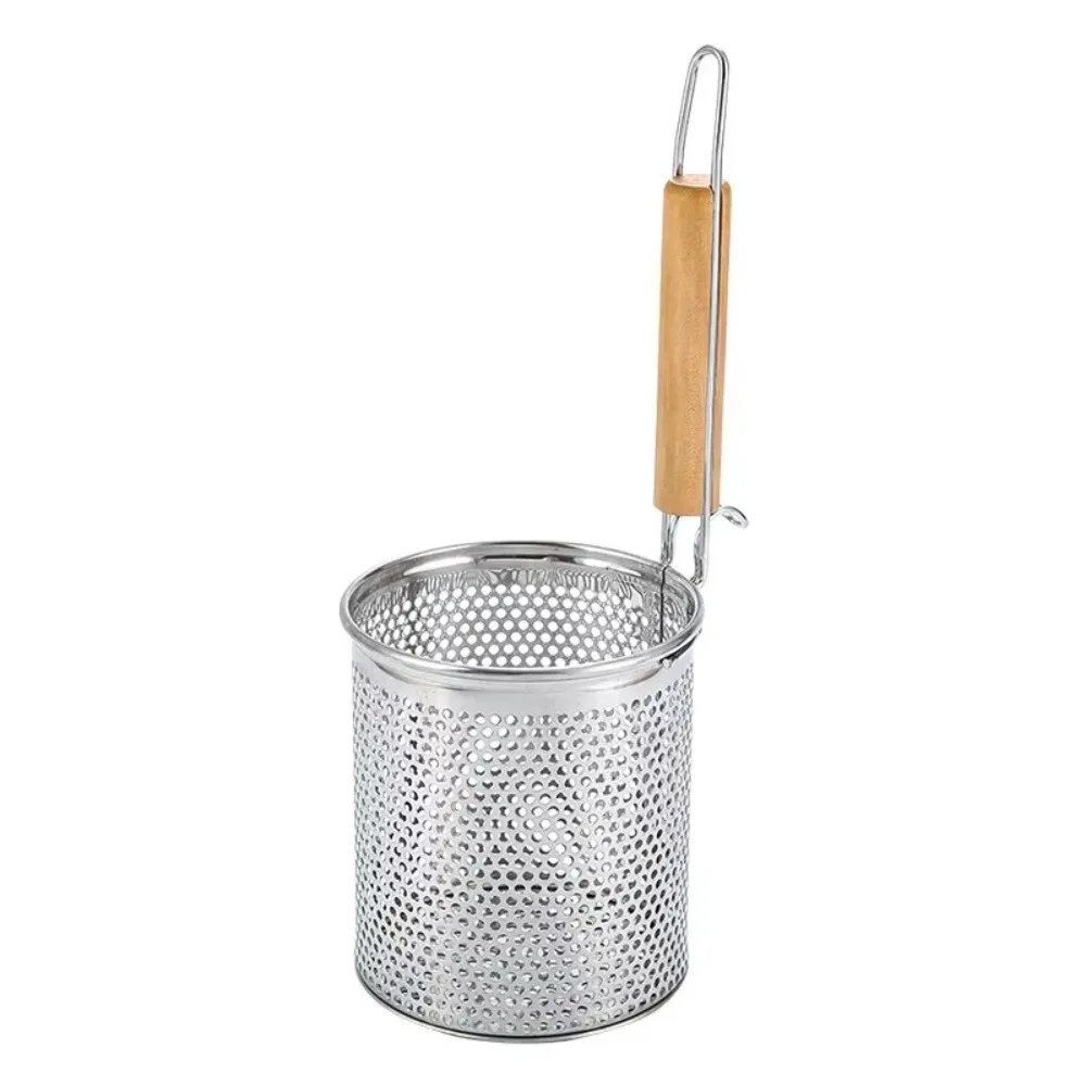 Thickened Stainless Steel Funnel Wooden Handle Kitchen Gadgets ...