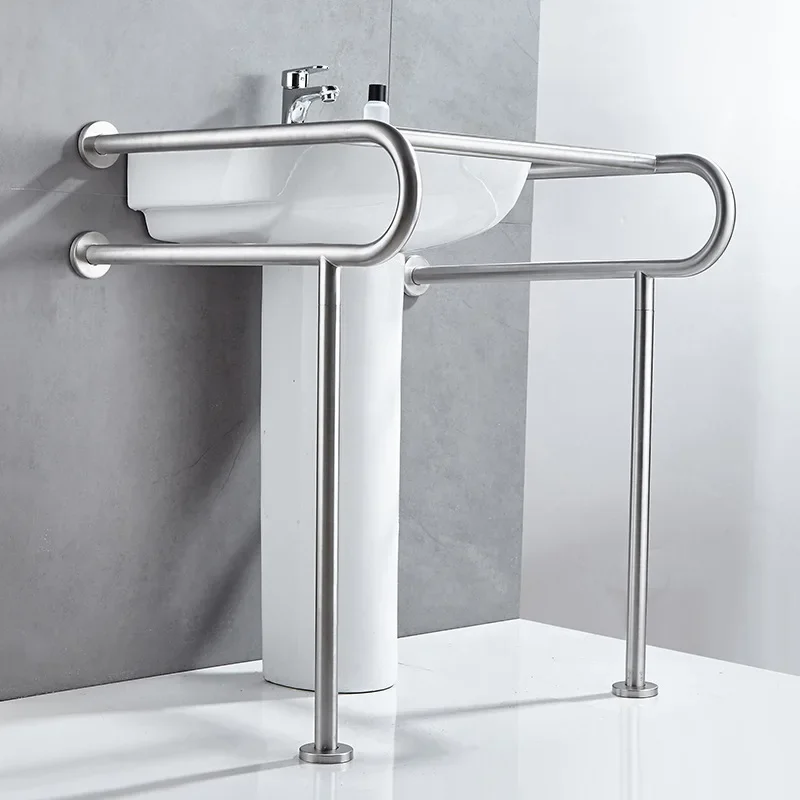 304-stainless-steel-disability-accessible-column-basin-handrail-elderly ...