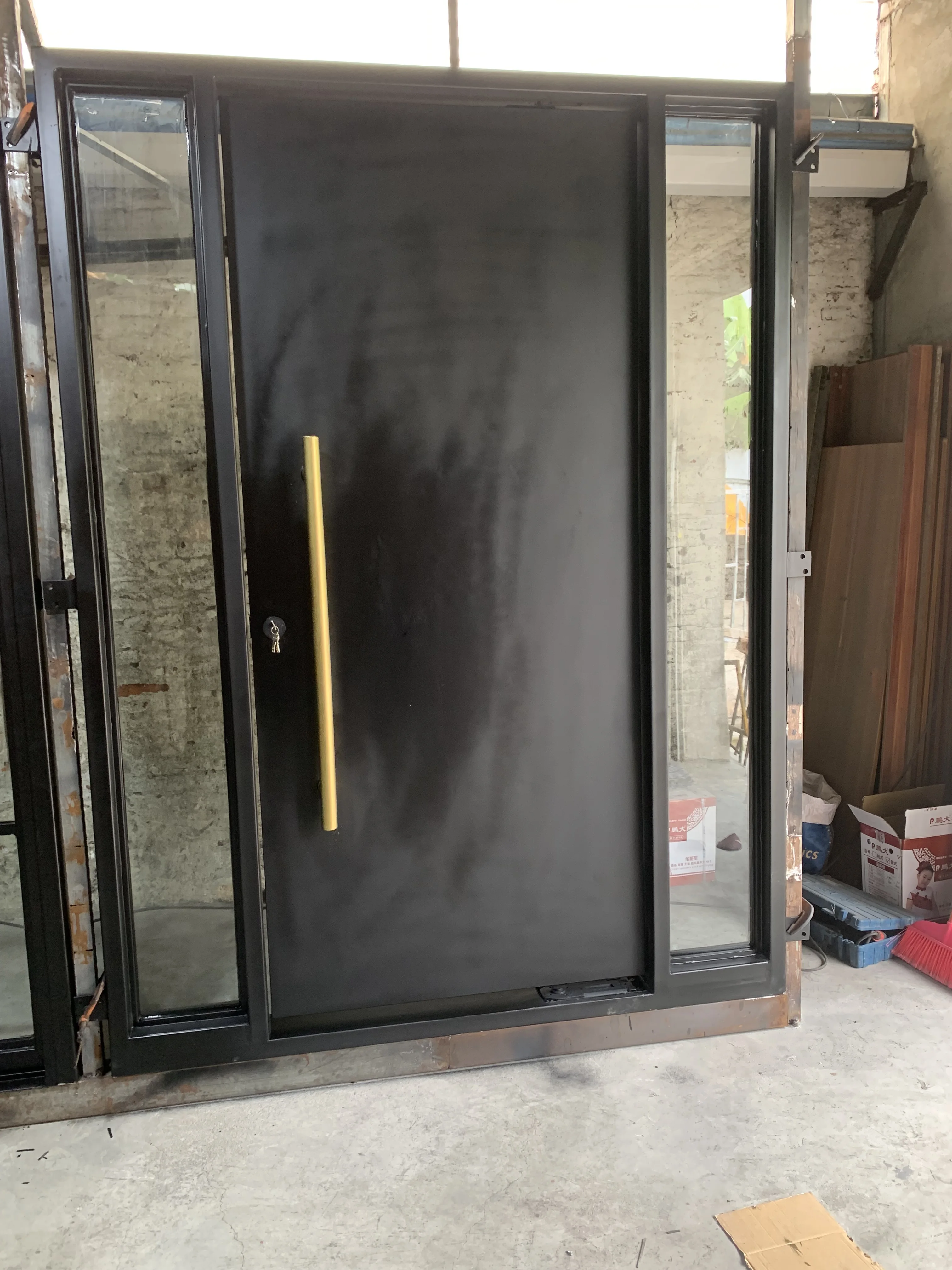 Solid Iron Door