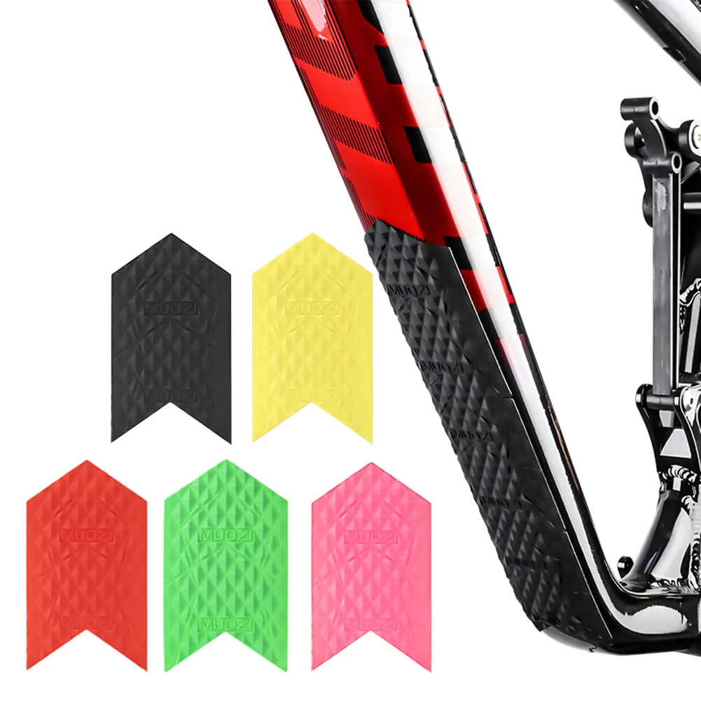 5pcs Bike Frame Anti Scratch Protector Silicone Sticker MTB Road ...