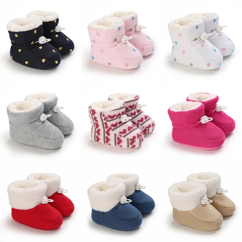 Botines-de-algod-n-para-beb-reci-n-nacido-suela-antideslizante-primeros ...