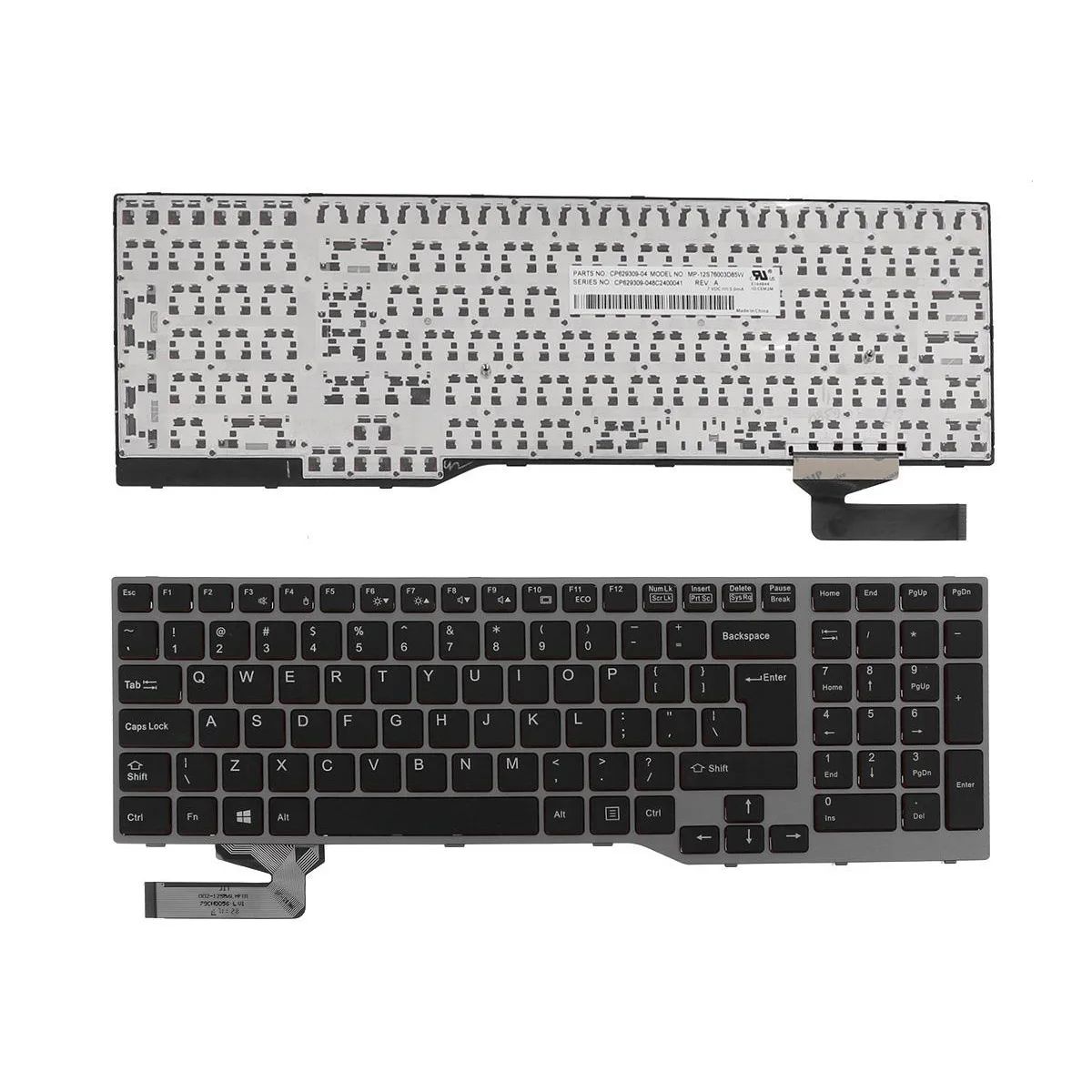 Us Version New Replacement Keyboard For Fujitsu Lifebook E753 E754 E557 ...