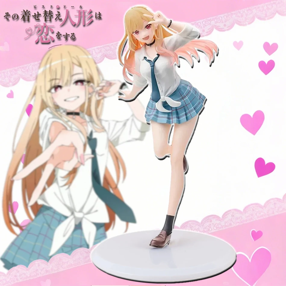 Anime My Dress Up Darling Kitagawa Marin PVC Collection Figure School ...