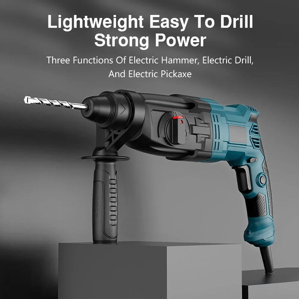800W-MultiFunction-Rotary-Electric-Hammer-3-in-1-Electric-Pick-Hammer ...