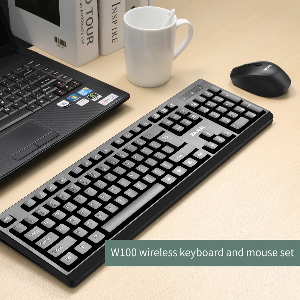 Kit de Teclado y Mouse Inalámbricos 2.4GHz – LydaMarket