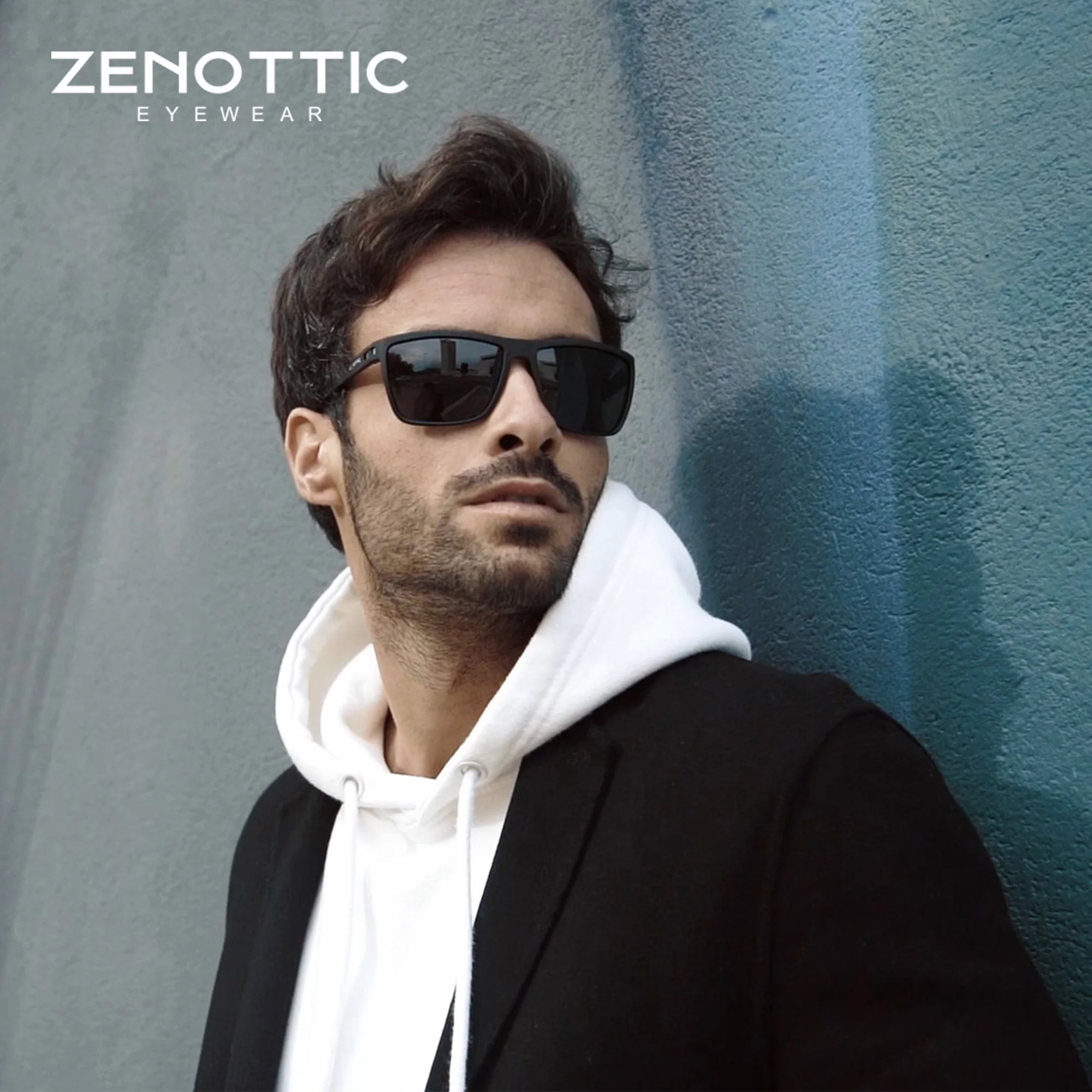 ZENOTTIC Retro Square Polarized Sunglasses Fashion Shade Women Men ...