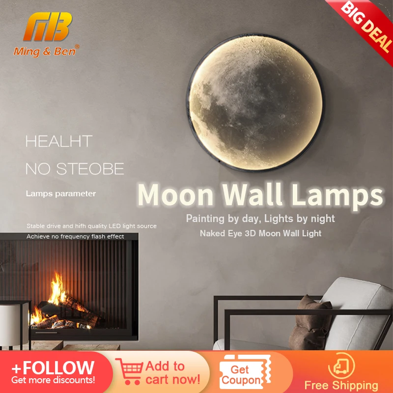 80cm-Large-Led-Moon-Wall-Lamps-Nordic-Sconce-Interior-Wall-Lights-220V ...