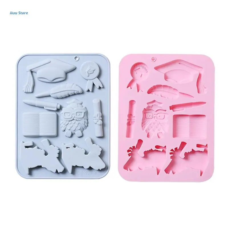 Graduation Cap Chocolate Mold | Silicone Decorating Mould | Graduation ...