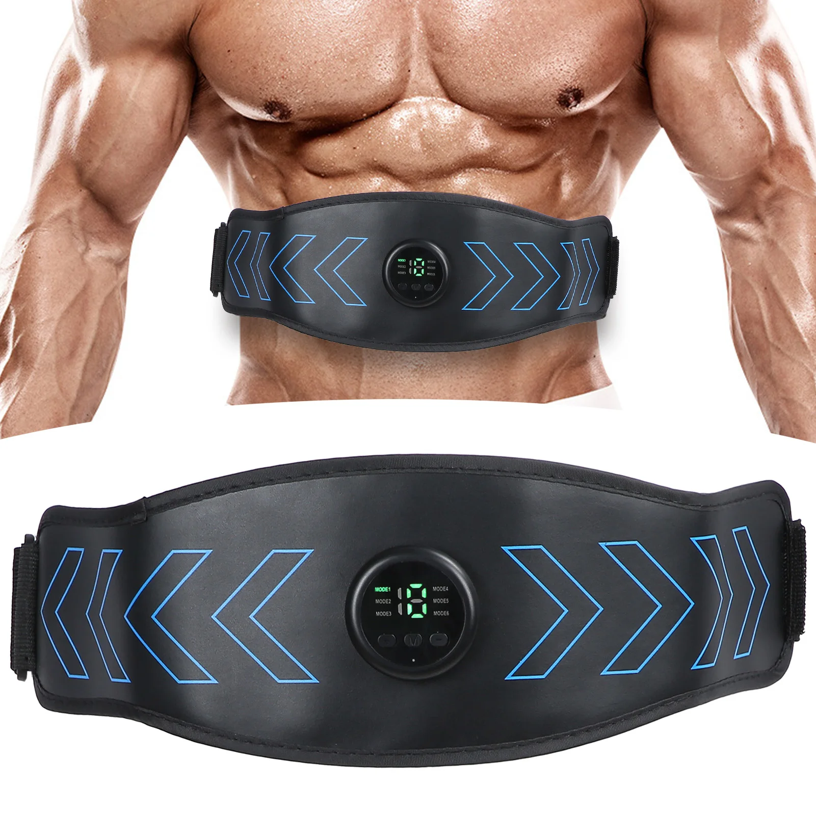 Abdominal-Muscle-Belt-Fat-Burning-Intelligent-EMS-Fitness-Trainer-Belt ...