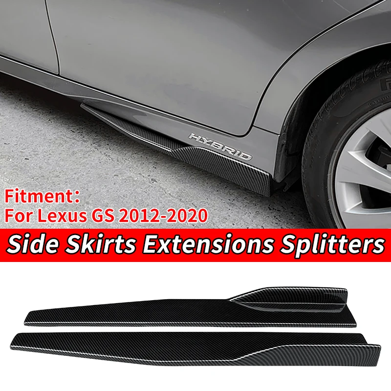 Car-Left-Right-Side-Skirt-Bumper-Diffuser-Spoiler-Aprons-Wings ...