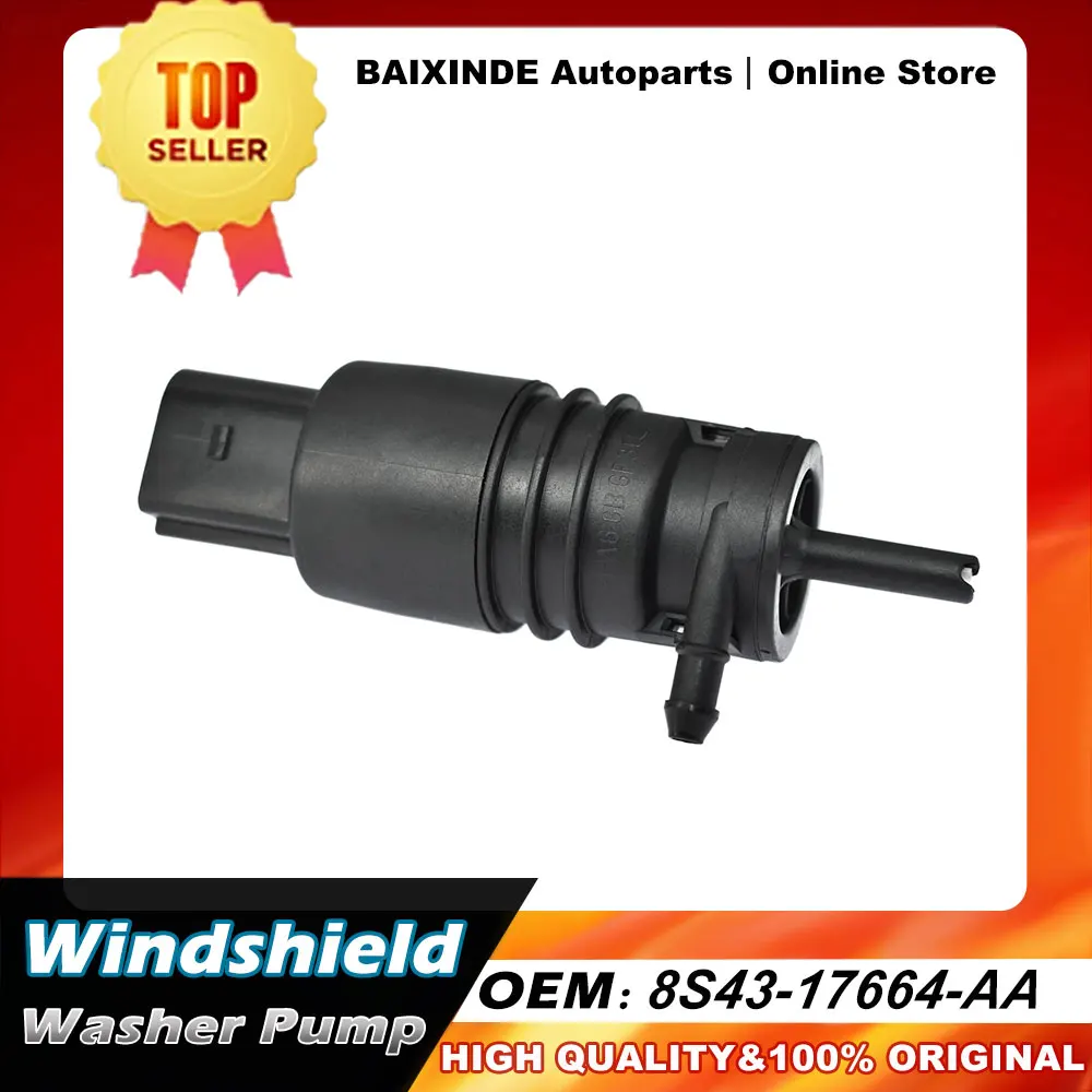 OEM-8S4317664AA-8S43-17664-AA-Windshield-Wiper-Washer-Pump-For-Ford ...