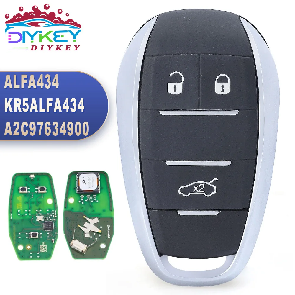 DIYKEY-Keyless-Entry-Remote-Smart-Key-ALFA434-For-Alfa-Romeo-Giulia ...