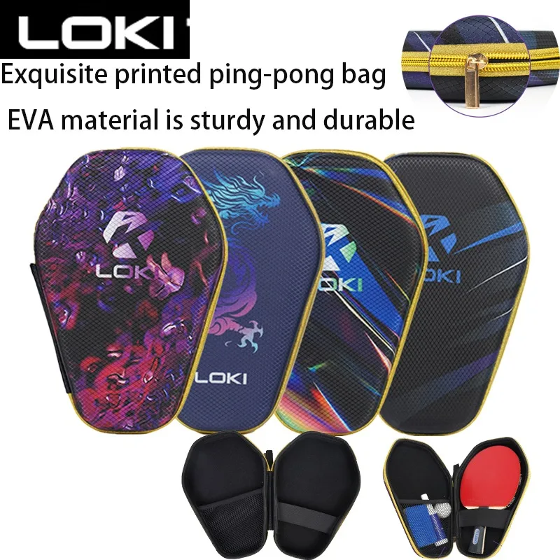 LOKI Ping Pong Racket Cover Sports Specific Racket Bag Hard Shell ...
