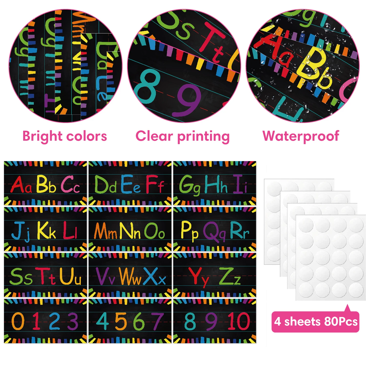 Number-Line-for-Classroom-Wall-Alphabet-Bulletin-Board-Set-Poster-Chart ...