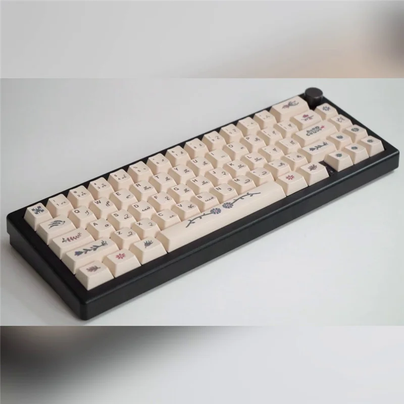 Retro-Voynich-Manuscript-Mechanical-Keyboard-Keycap-135-Keys-PBT ...