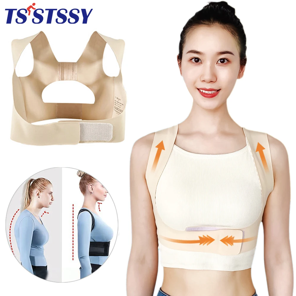 Women-Body-Shaper-Corset-Invisible-Chest-Posture-Corrector-Belt ...
