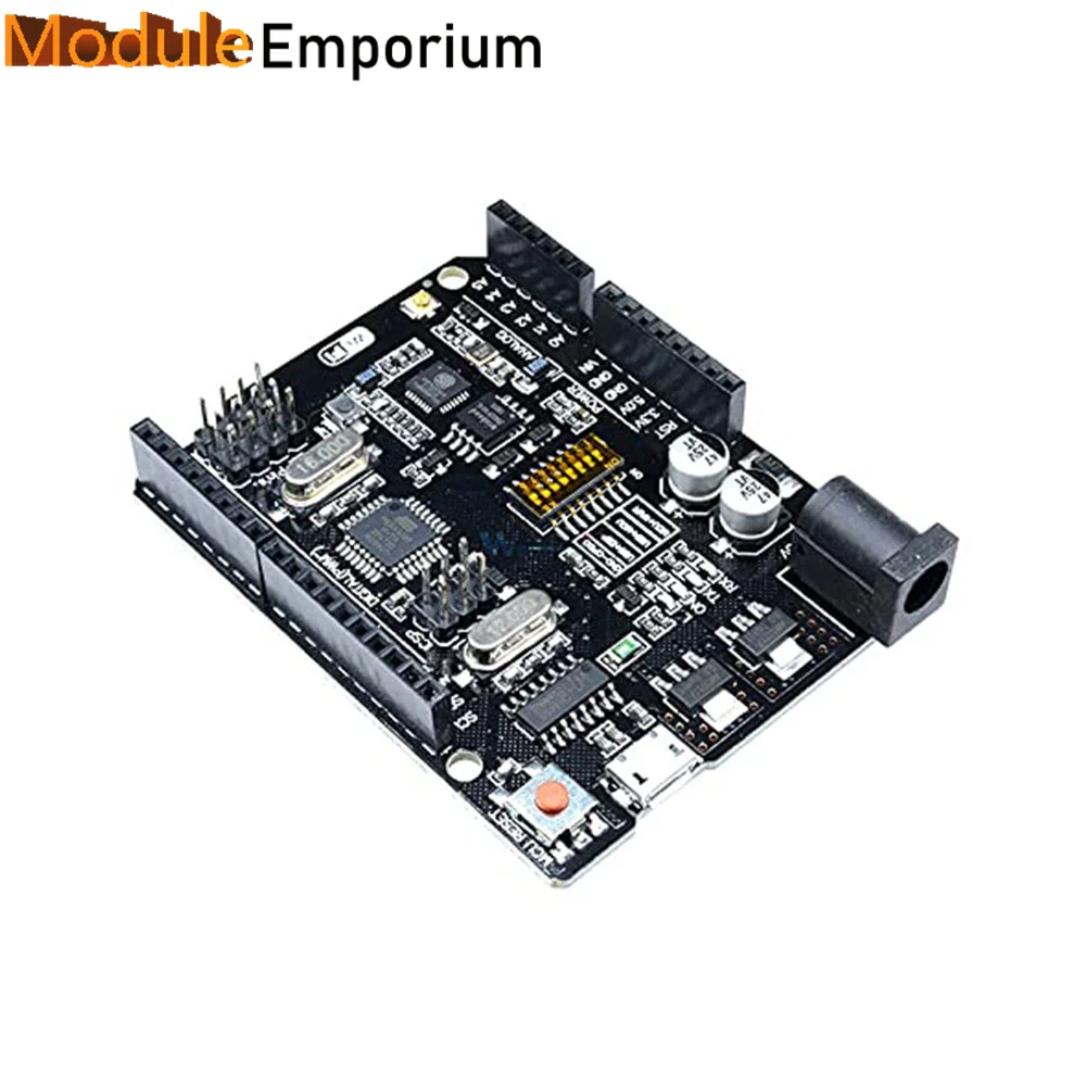 Para Arduino Para Uno R3 Wifi Development Board Atmega328p Mais Wifi Mais Esp8266 Nodemcu 32mb ...