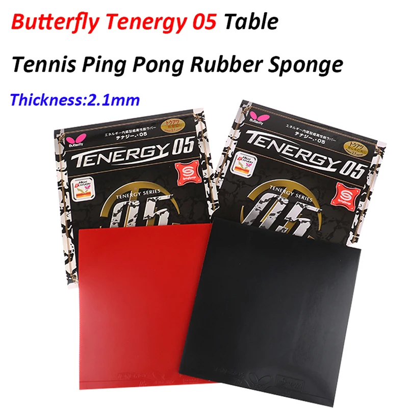 Butterfly Tenergy 05 Table Tennis Rubber Ping Pong Rubber Sponge 2.1mm ...