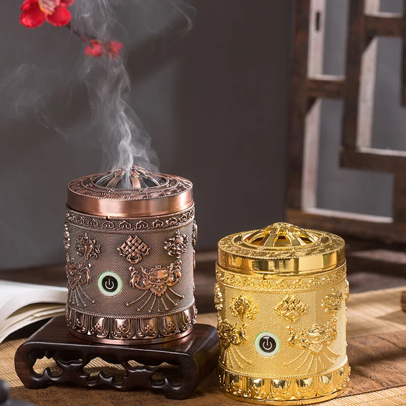 Metal-Tibetan-Portable-Electronic-Incense-Burner-Handheld-USB-Arabic ...
