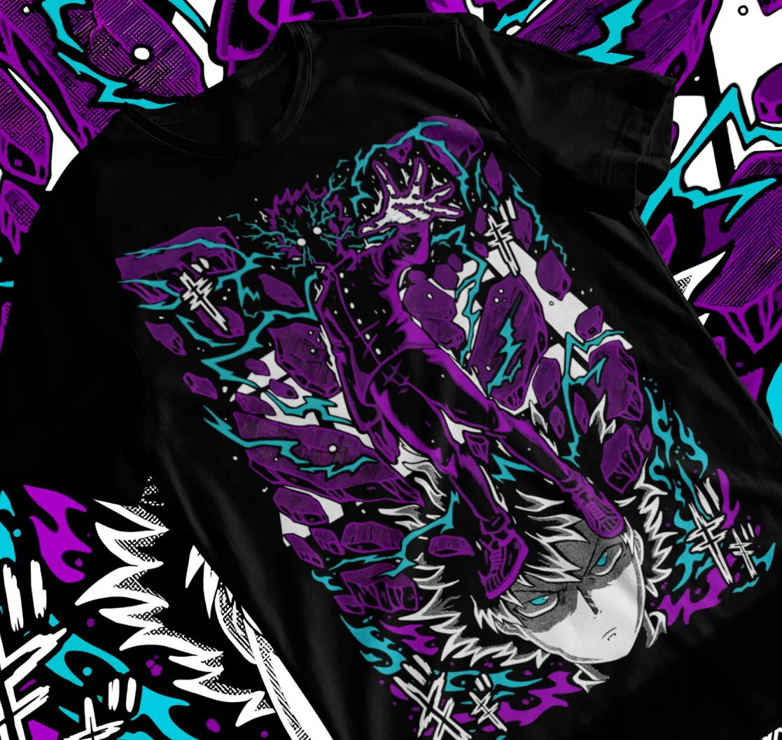 Mob-Psycho-100-Mob-Manga-Strip-Anime-Manga-Unisex-T-Shirt-Soft-Tee-All ...