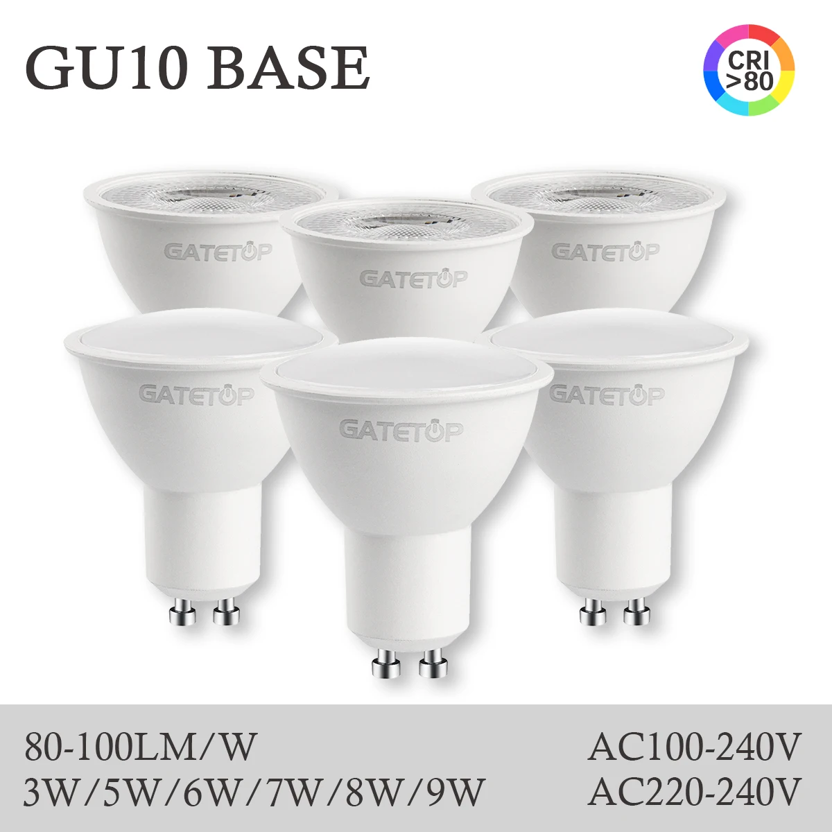 5-20pcs-energy-saving-GU10-spotlight-AC220V-110V-LED-bulb-3W-5W-6W-7W ...