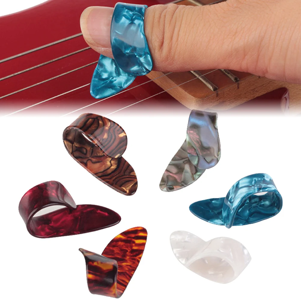 1pc-Thumb-Finger-Guitar-Picks-Celluloid-Mediator-Thumbpick-for-Acoustic ...
