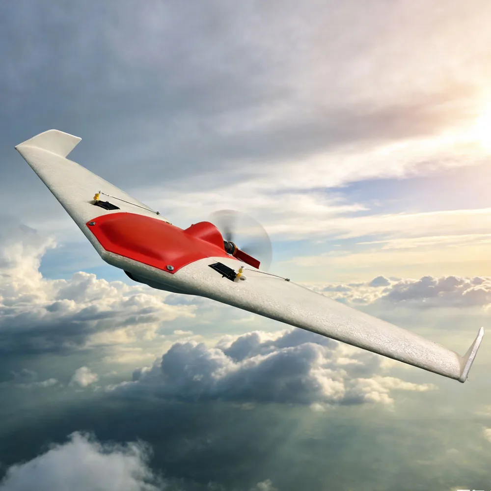 500mm Wingspan EPP Foam Flying Wing RC Airplane KIT - 100g Takeoff ...